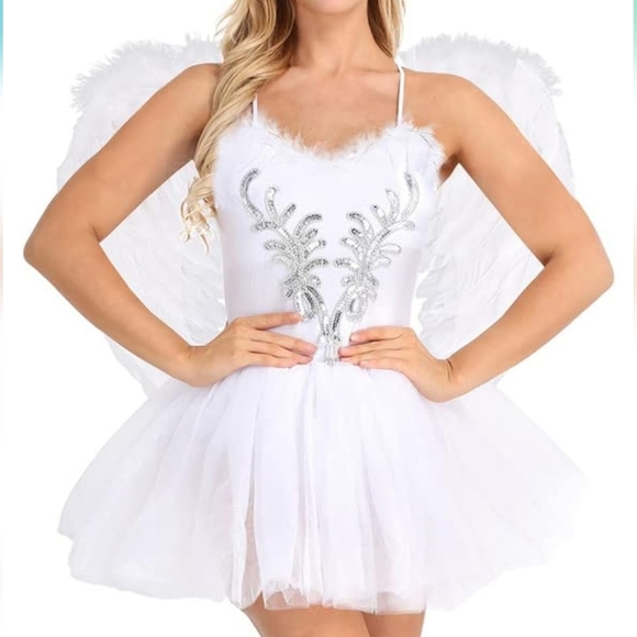 Accessories | Angel Wings Halloween Christmas Cosplay Party Angel ...